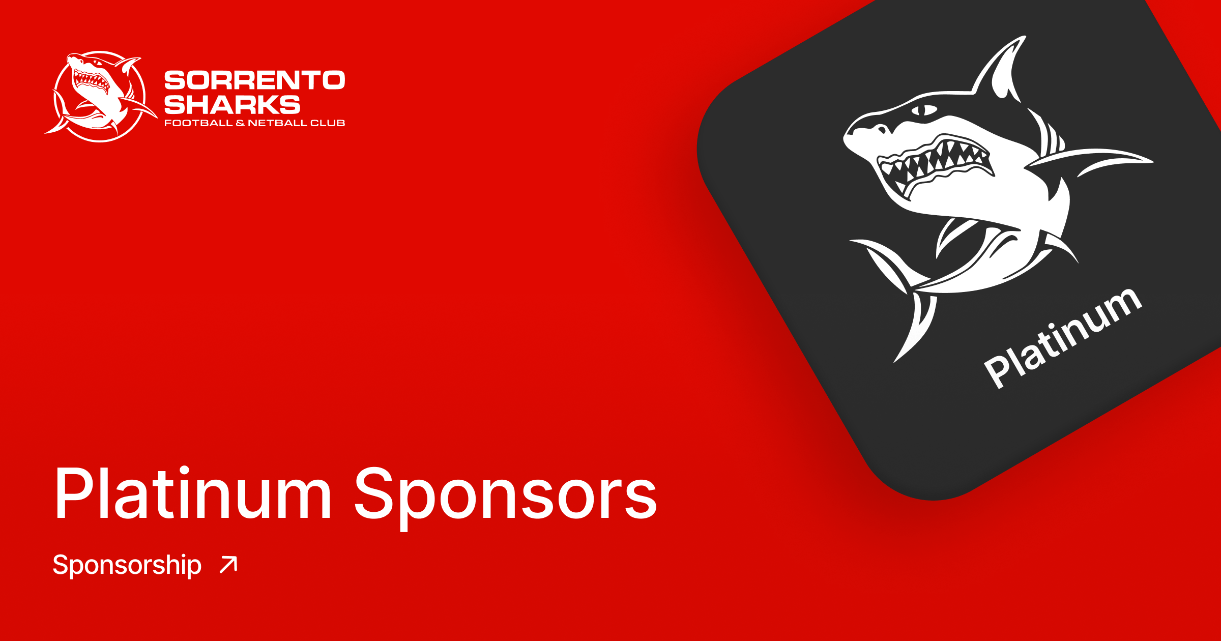 Platinum Sponsors — Sorrento Sharks FNC
