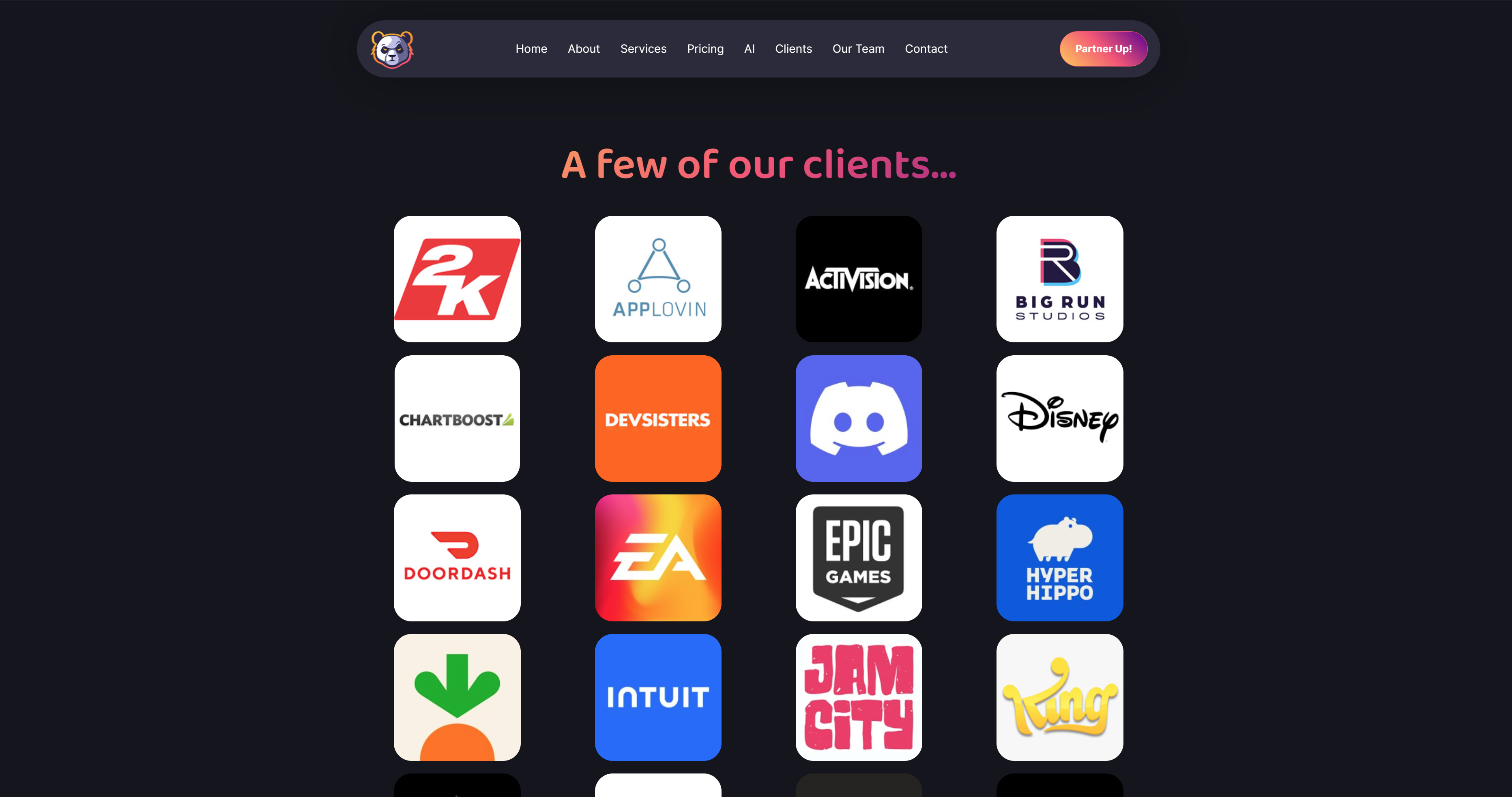 Our Clients - Grim Panda Software