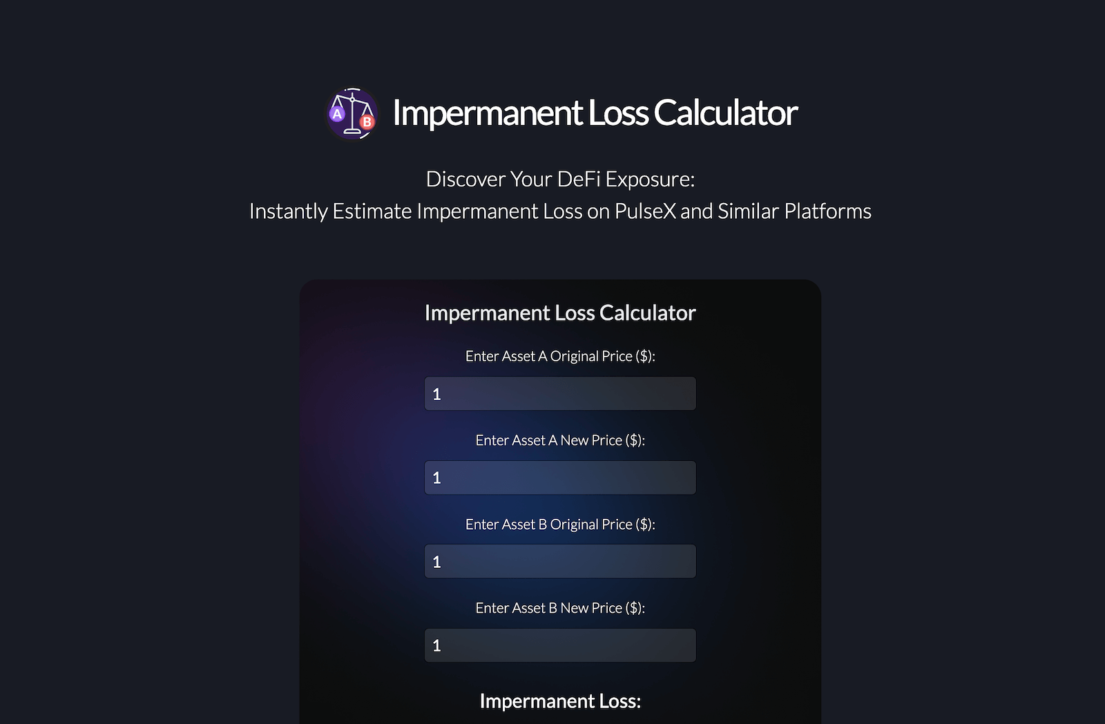 Crypto Impermanent Loss Calculator - Optimize Your DeFi Investments
