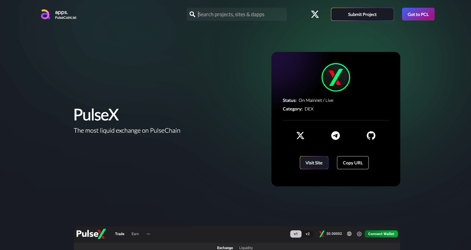 PulseX - The most liquid exchange on PulseChain