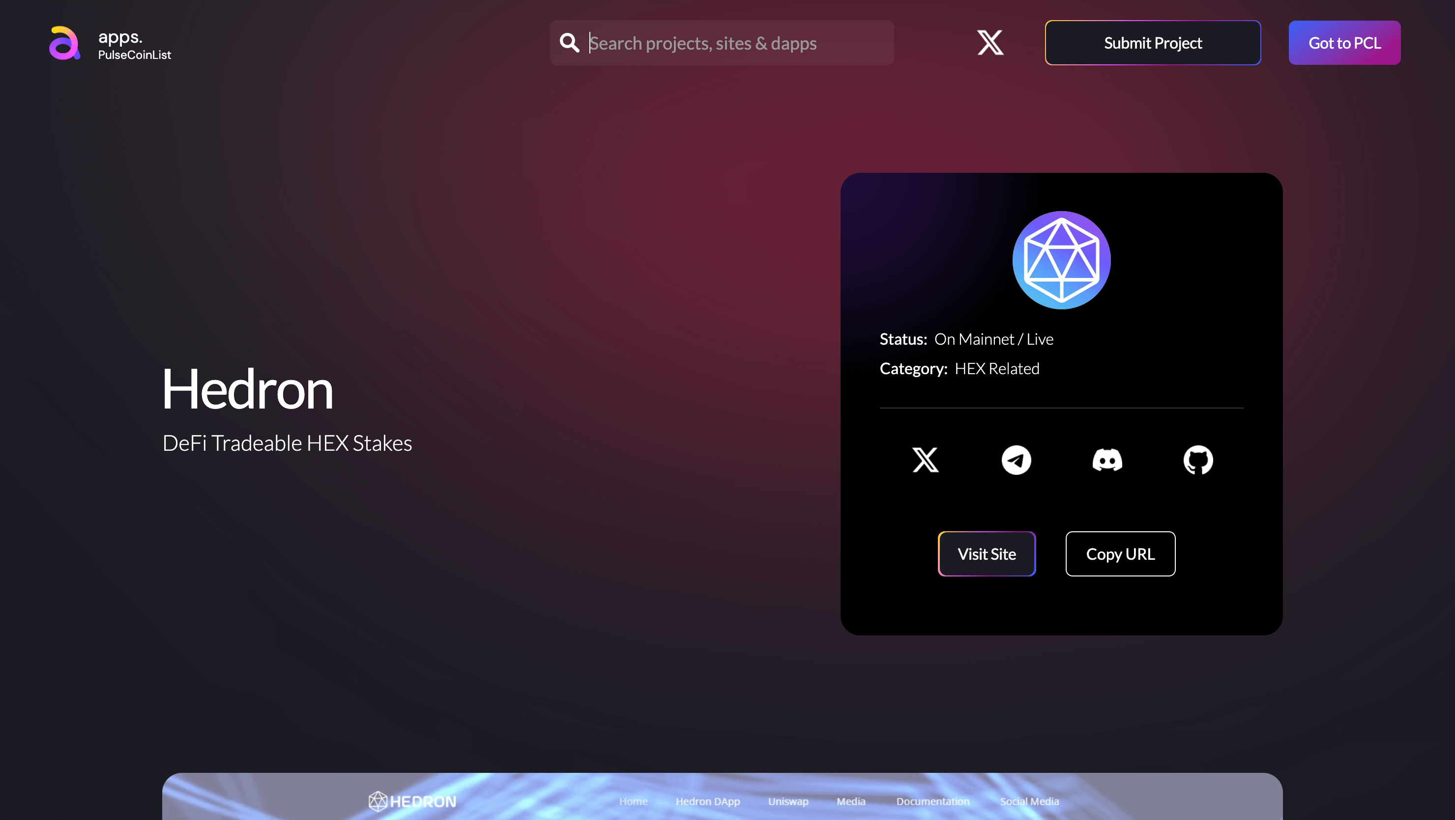 Hedron - DeFi Tradeable HEX Stakes