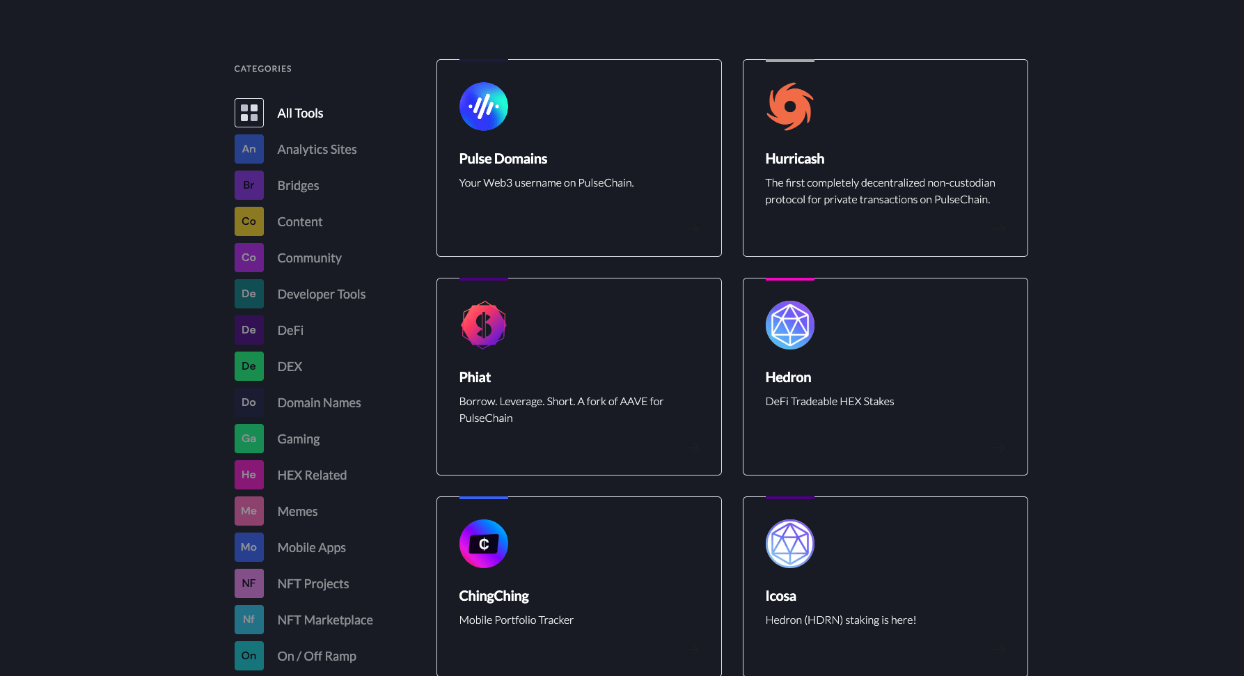 PulseCoinList - The premier coin ranking site and and dApp explorer for ...