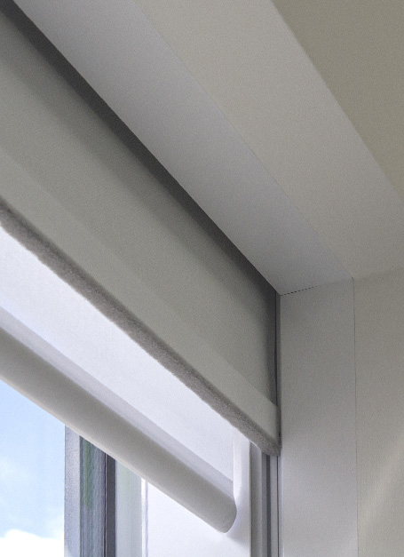 Custom Roller Blinds, Fully Automated With Blackout & Concealment ...