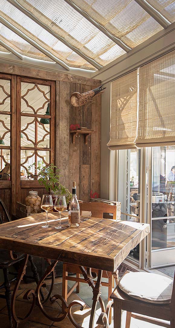 Traditional French Pinoleum Blinds For Conservatories & Orangeries ...