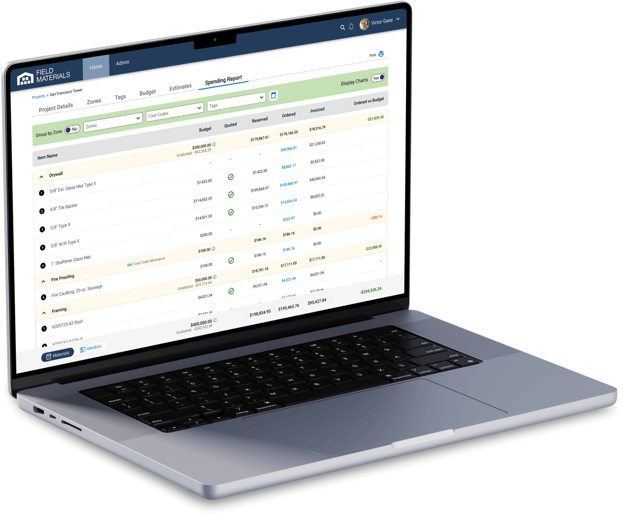 Field Materials Procurement Platform