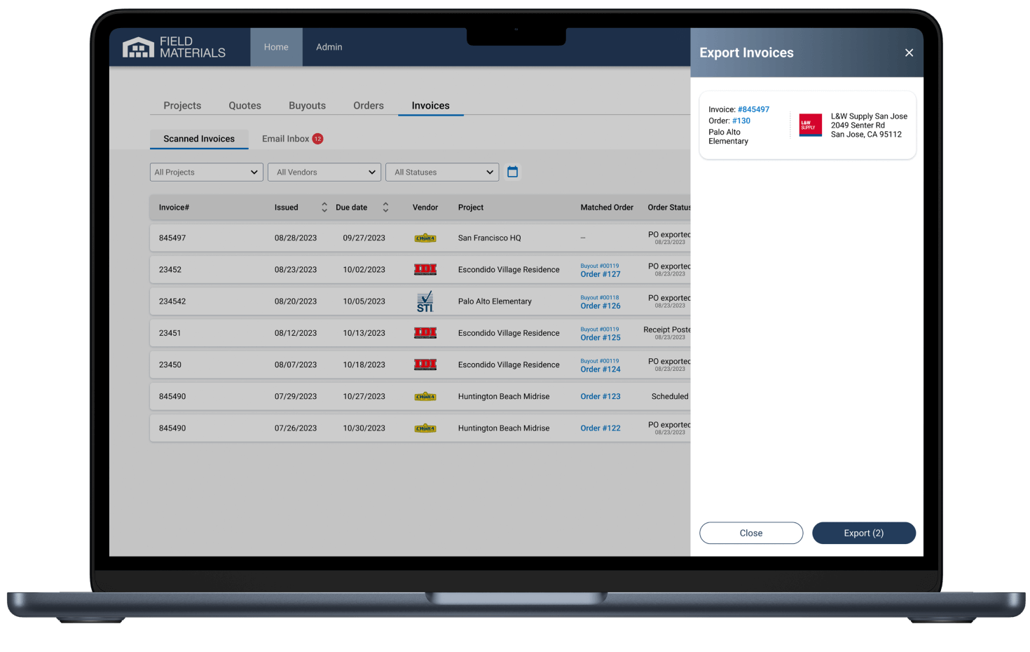 Field Materials + Viewpoint Vista