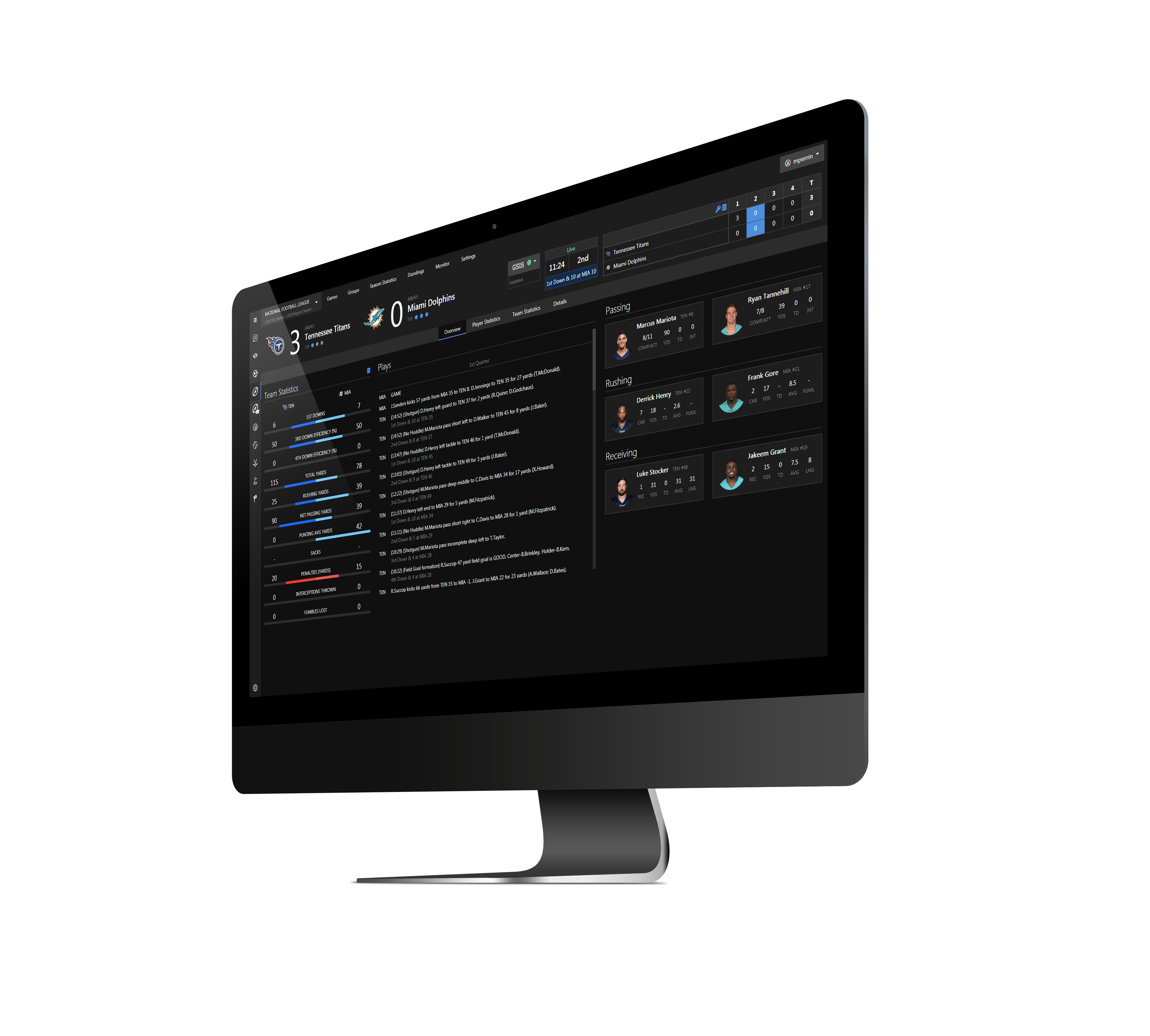 NFL & College Football Analytics & Data Visualization | Astucemedia
