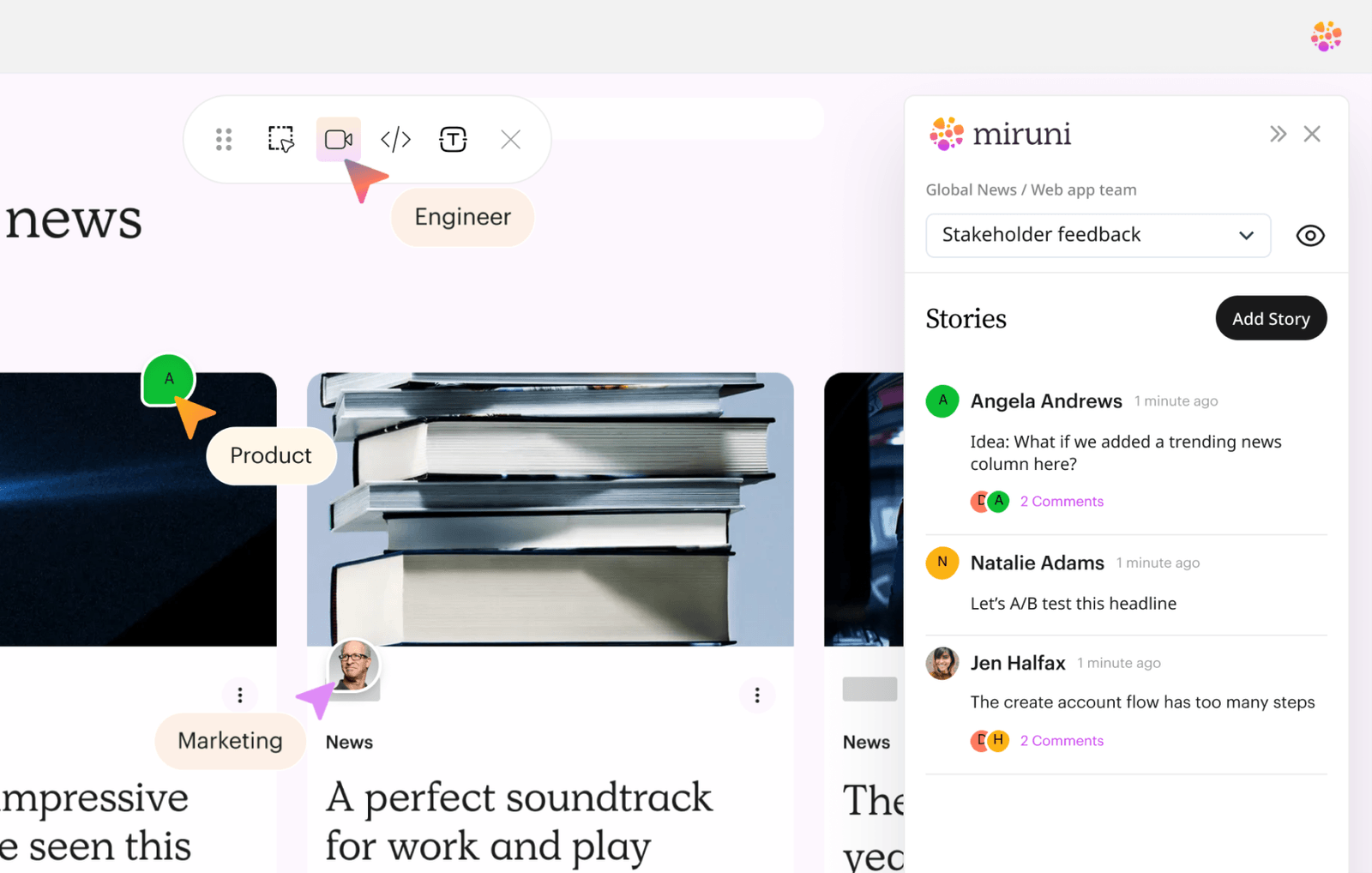 Miruni - Capture anything on the web