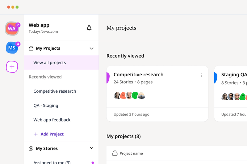 Miruni™ | A collaborative workspace for digital teams and their clients