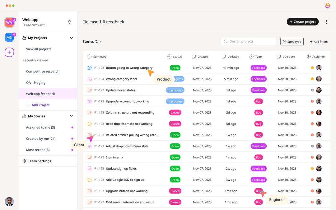 Miruni™ | A collaborative workspace for digital teams and their clients