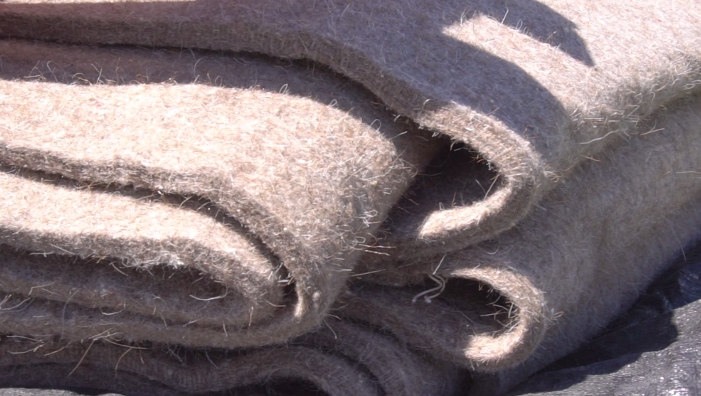 The Traditional Felt-Making Process | Groovy Yurts