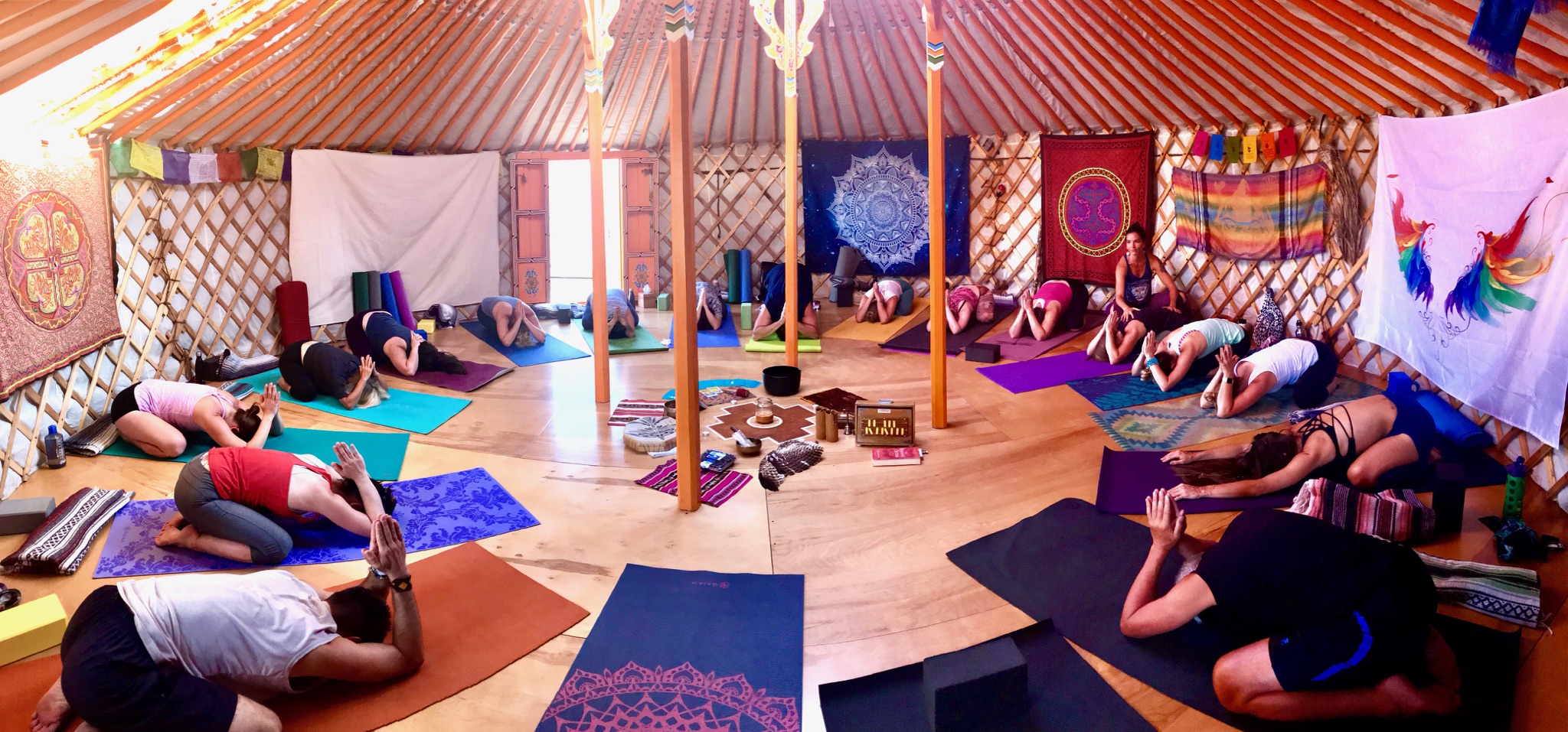 Mongolian Yurts & Yoga Belong Together | Groovy Yurts
