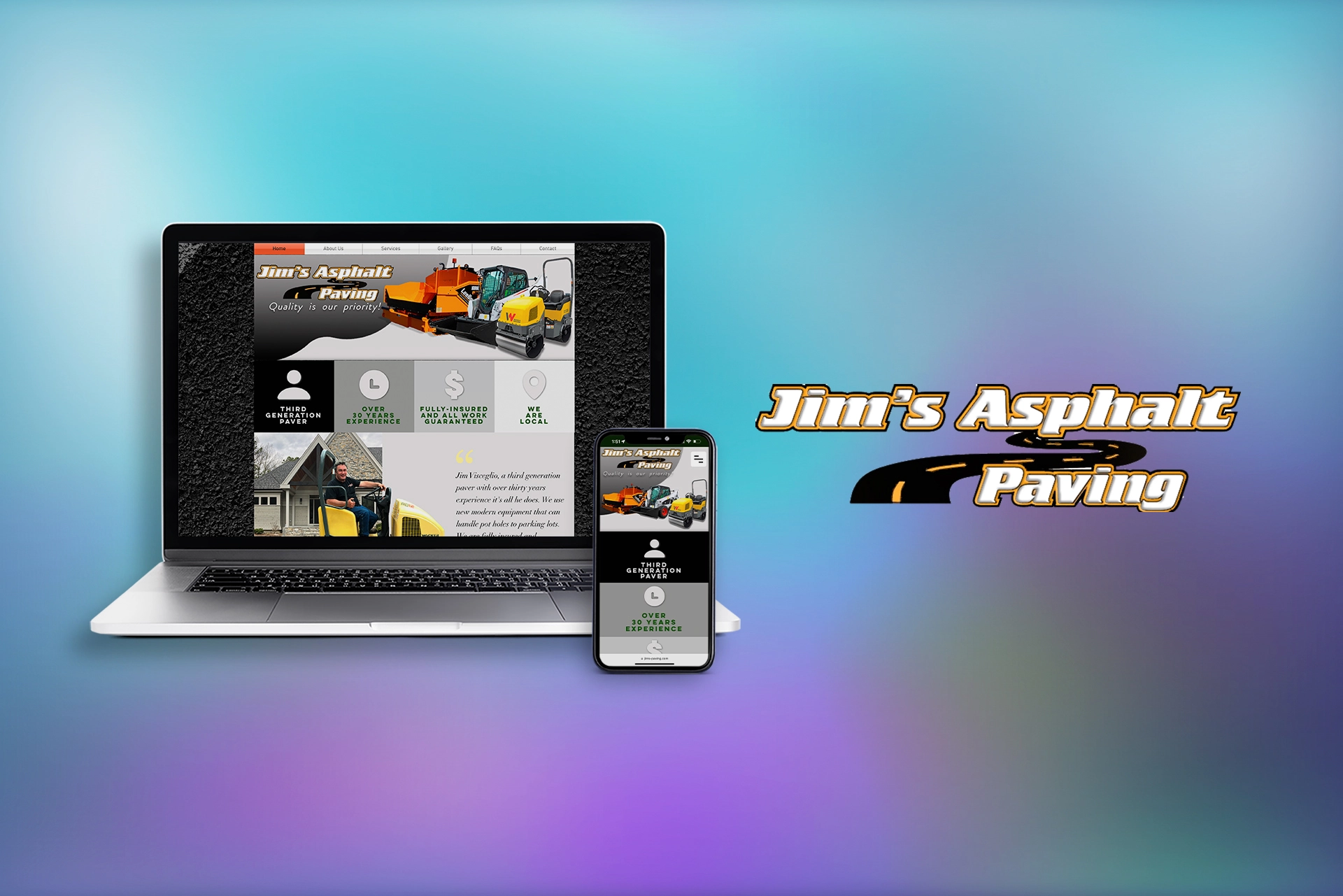 Jim's Paving | Project | Marketing Agency Cape Cod | WhatAView ...