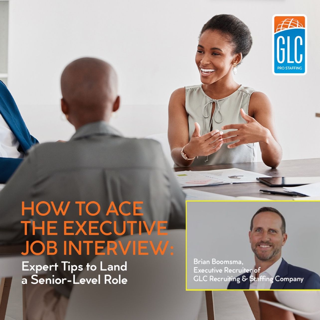 Navigating the interview process for an executive-level position is complex