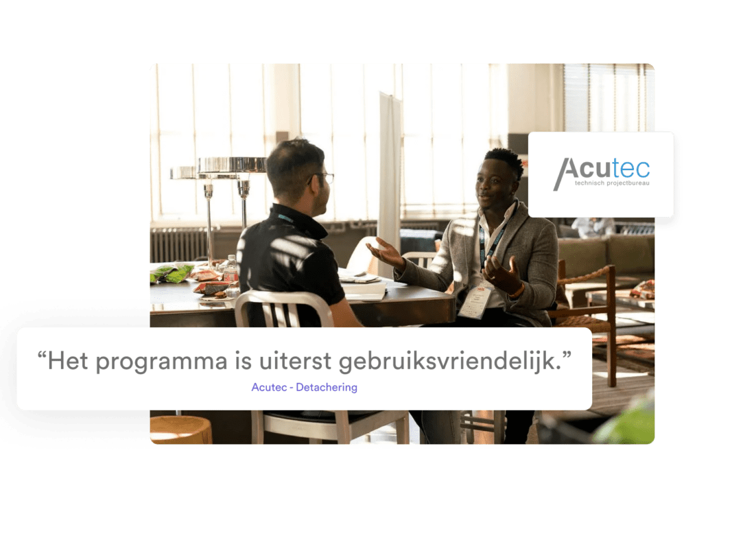 Testimonial van Acutec BV - TimeChimp