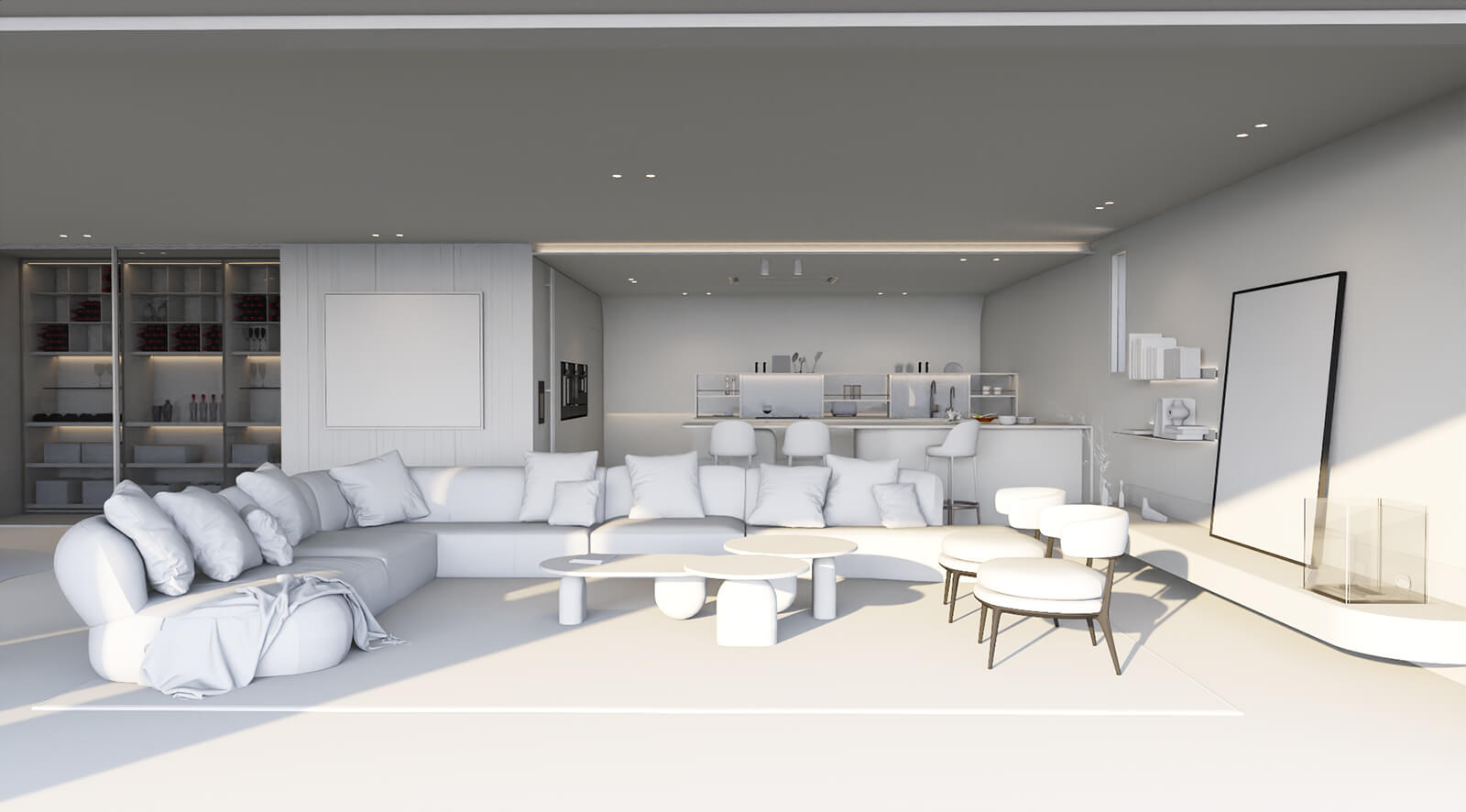 White Box Rendering: What Is It and Why Do We Use It? | Studio Minosa Interior design, kitchen ...