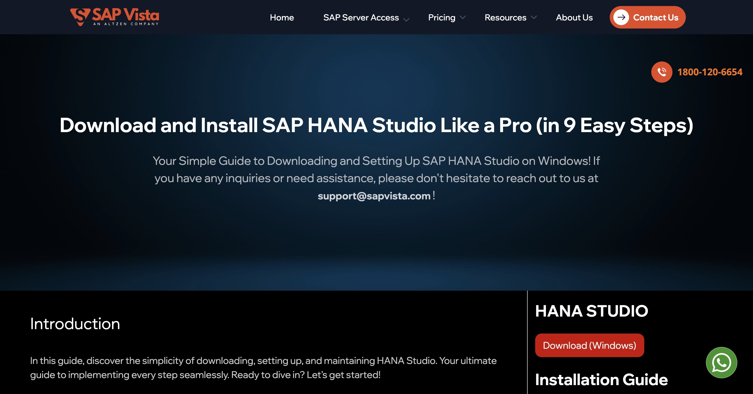 How to Download and Install HANA Studio for SAP