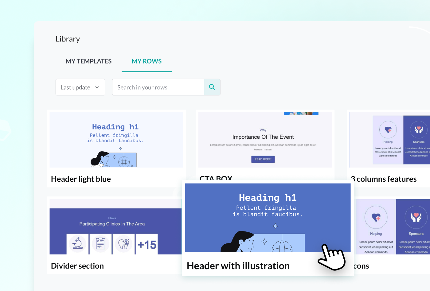Empower users save time by saving rows and editing them on the go