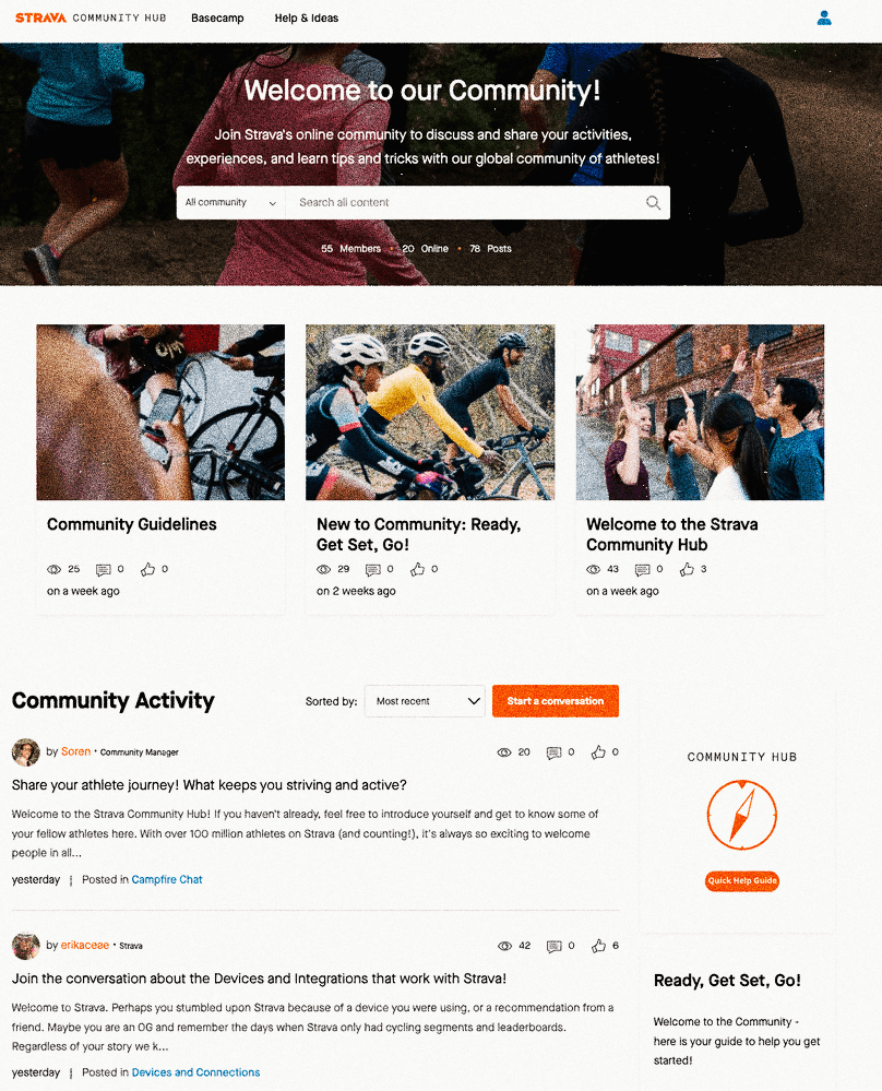 Community Growth at: Strava - Community Inc.