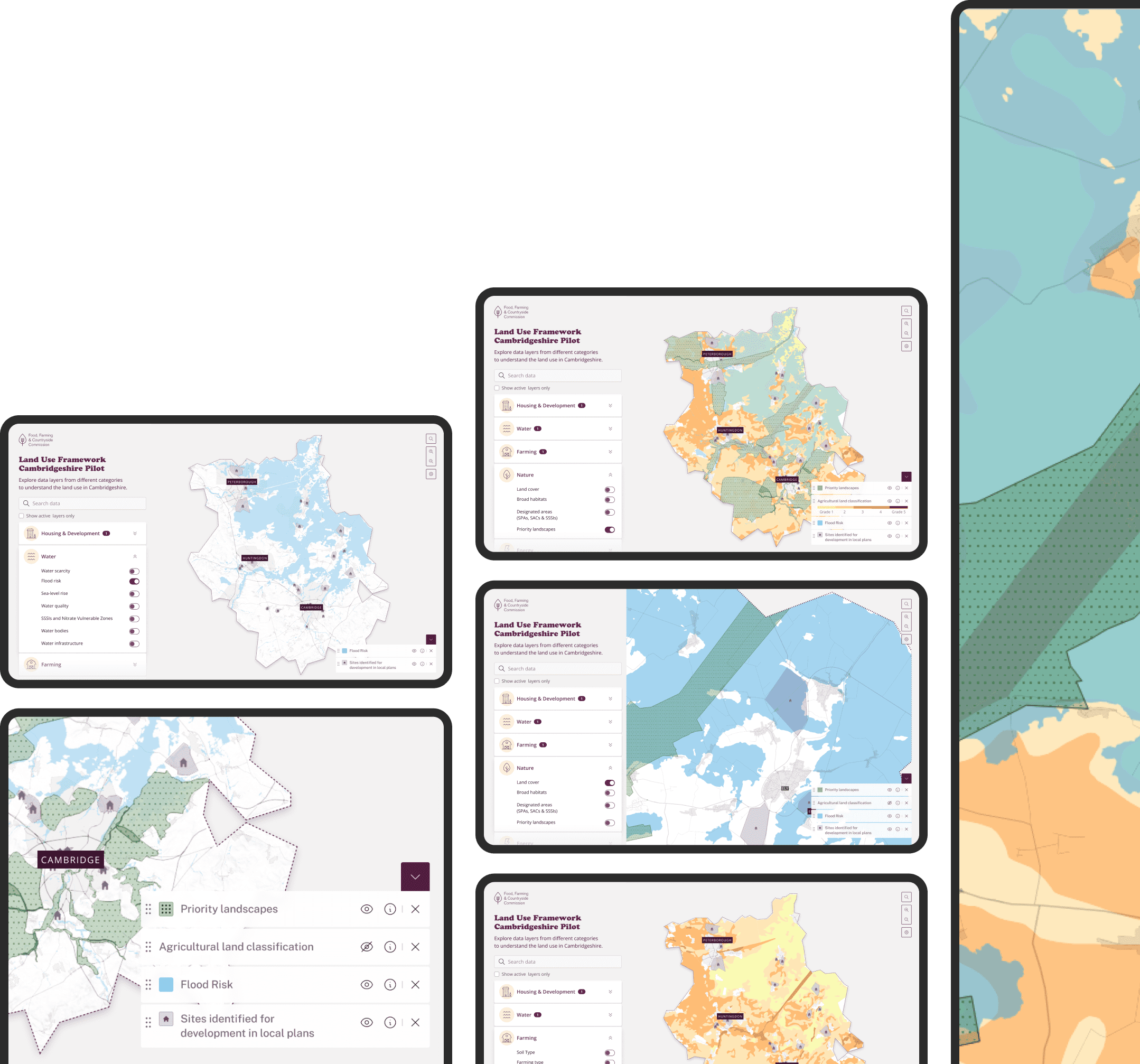 Land Use Framework Visualization Tool.