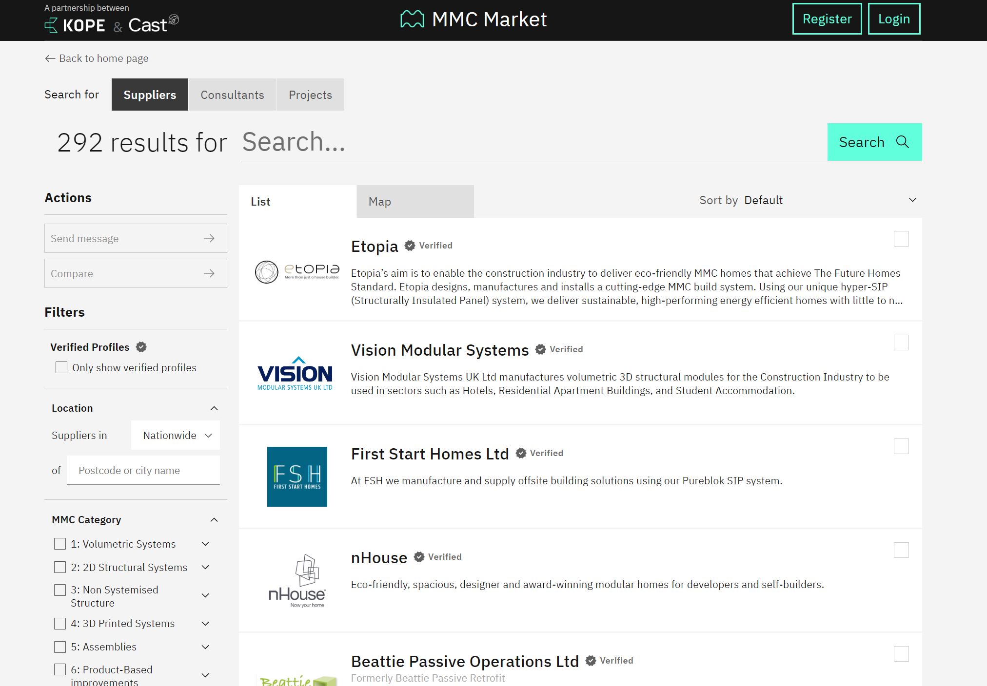 KOPE | KOPE Market - The indispensable resource for offsite supply chains