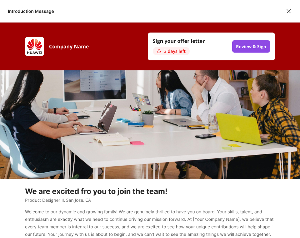 Candidate Offer Letters Easiest way to collaborate, create, and share ...