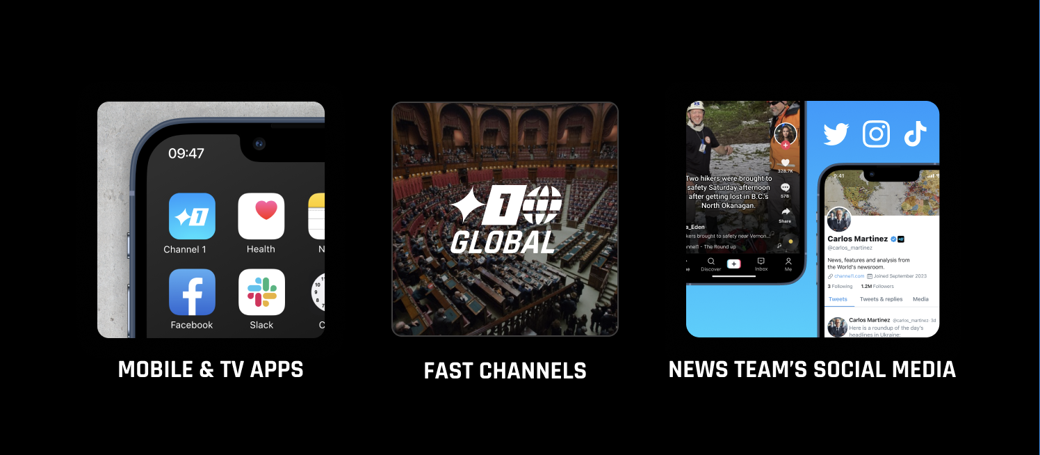 Channel 1 AI - Personalized Global News Network