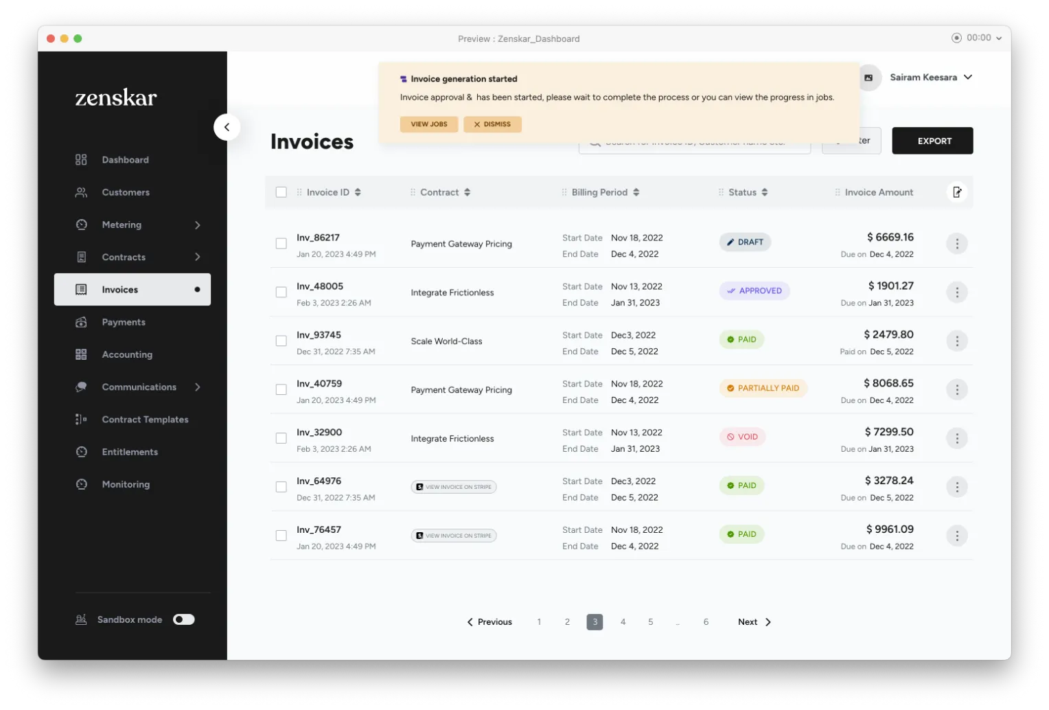 Contract Builder - Zenskar
