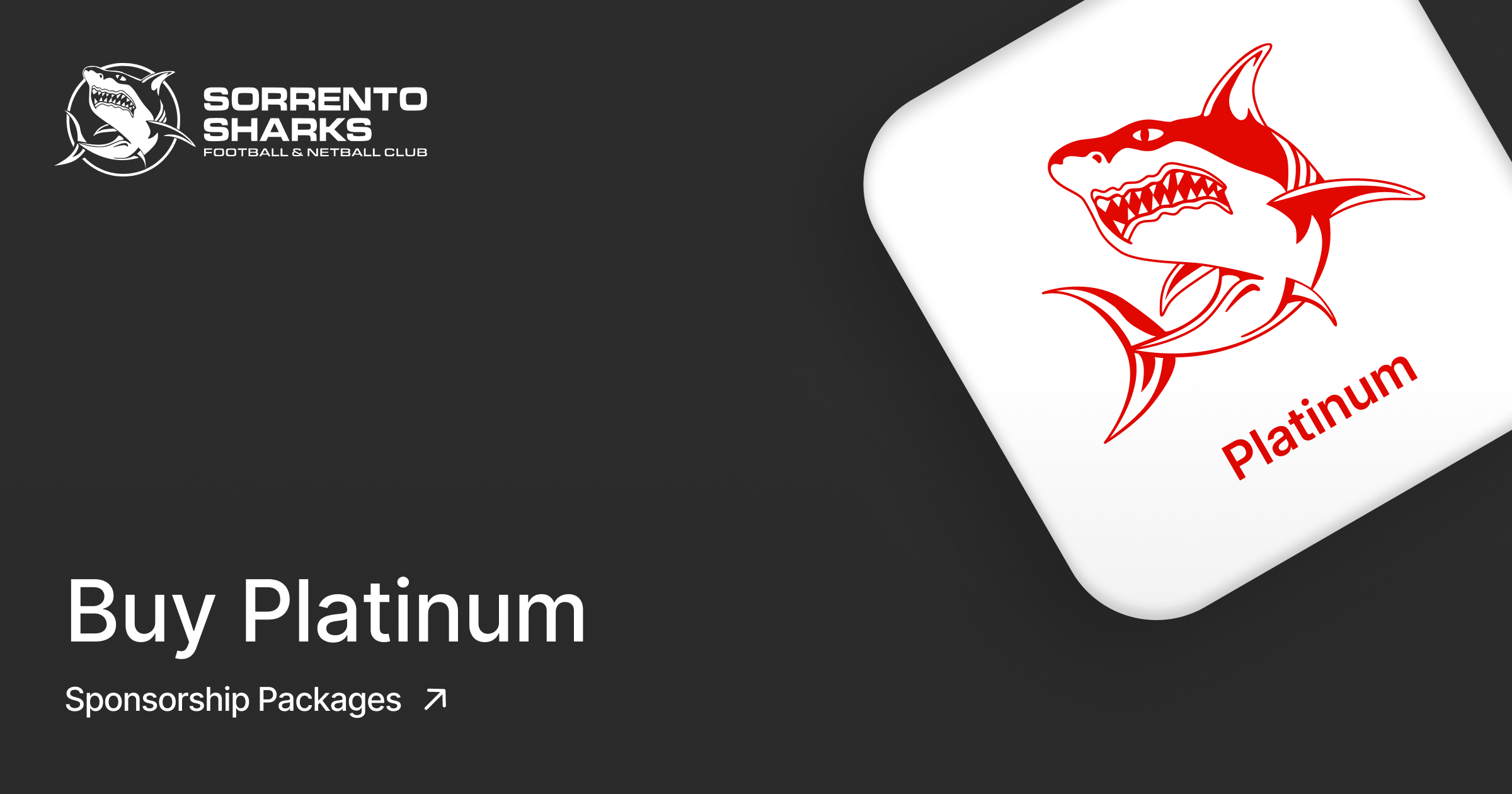 Platinum Sponsorship Package — Sorrento Sharks FNC