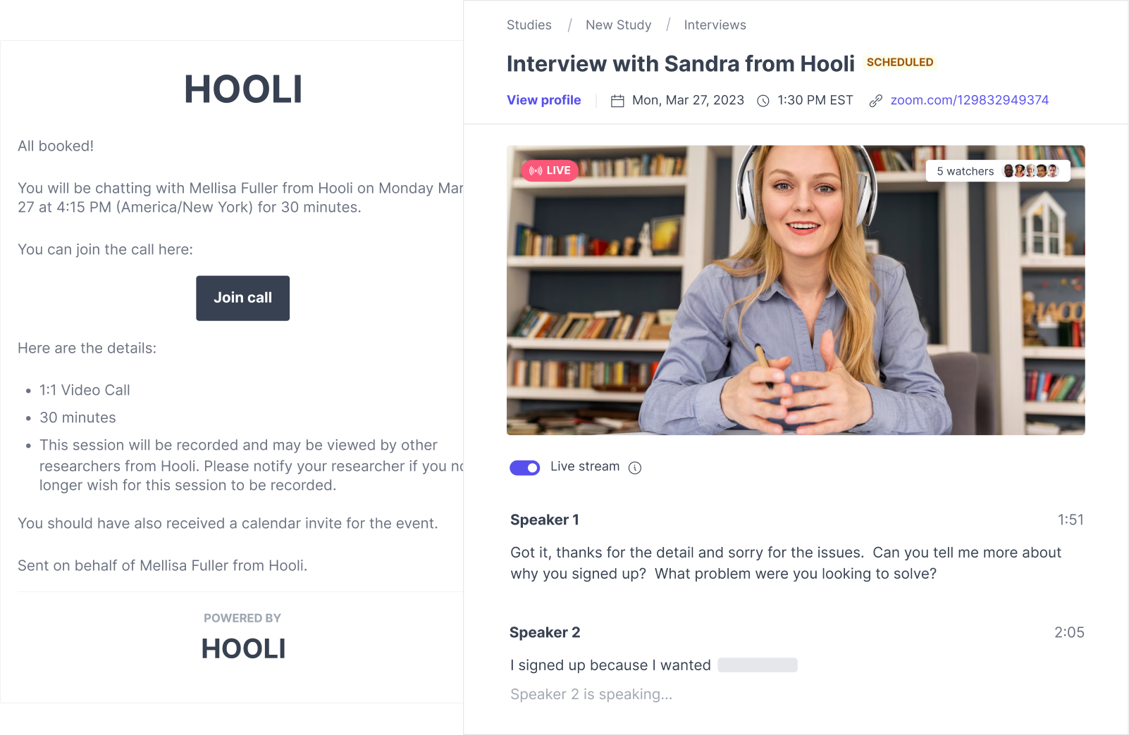 Virtual Observer Rooms for UX Research | Great Question