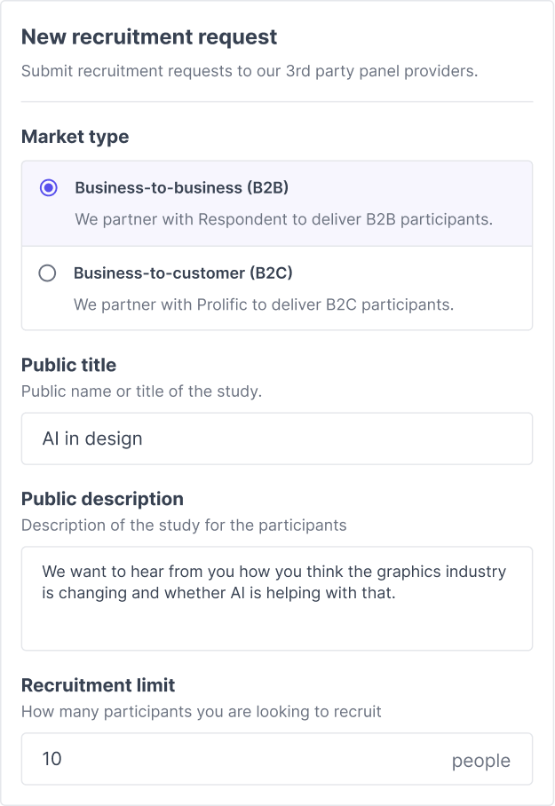 UX Research Participant Recruitment | Great Question