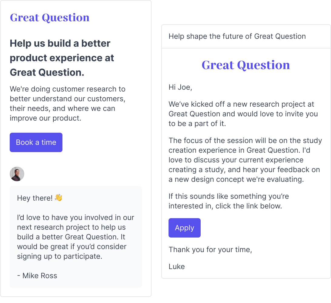 UX Research Participant Recruitment | Great Question
