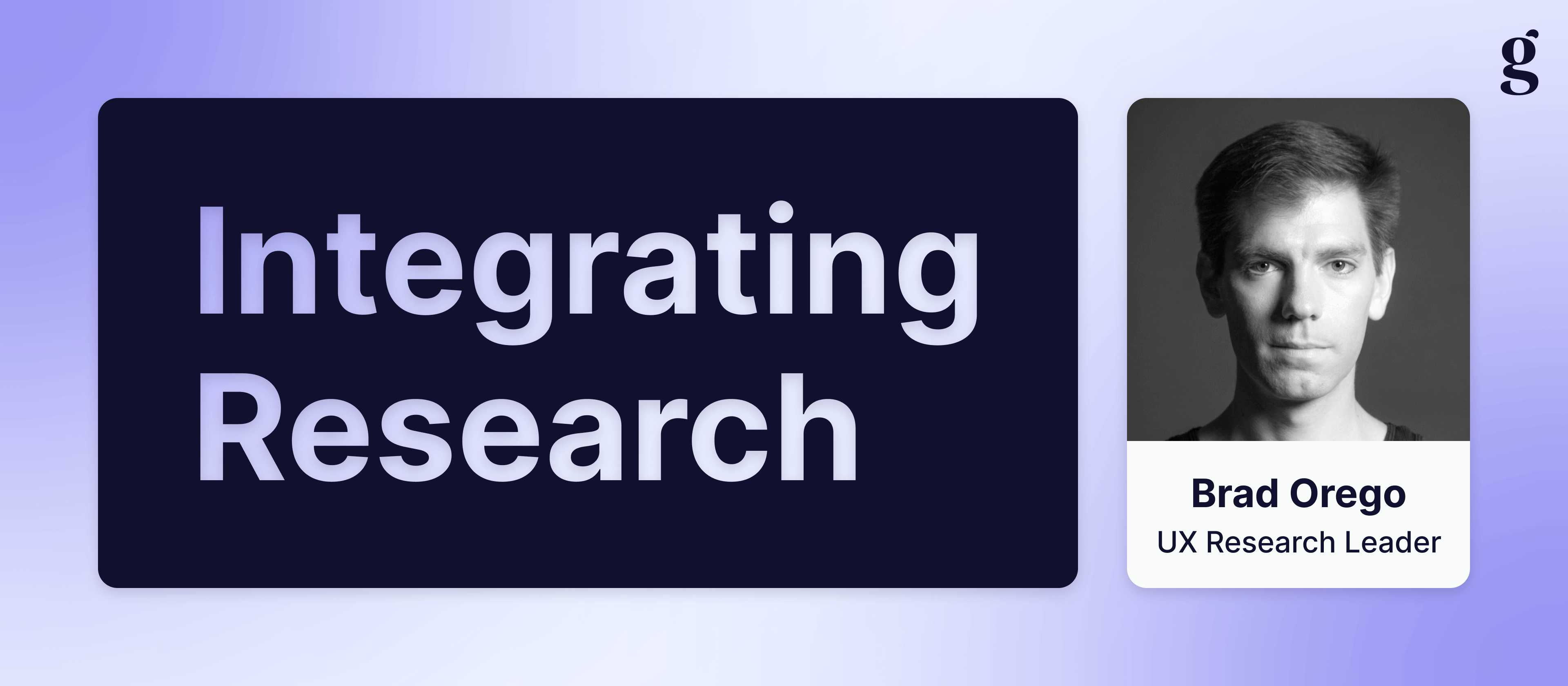 Integrating Research: Part I | Great Question