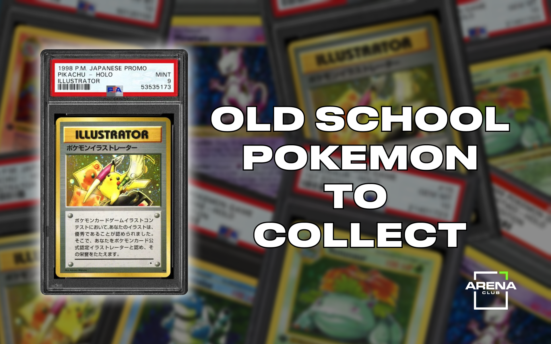 The Most Beautiful Pokémon cards from the 90s