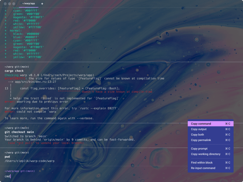Warp: Your terminal, reimagined