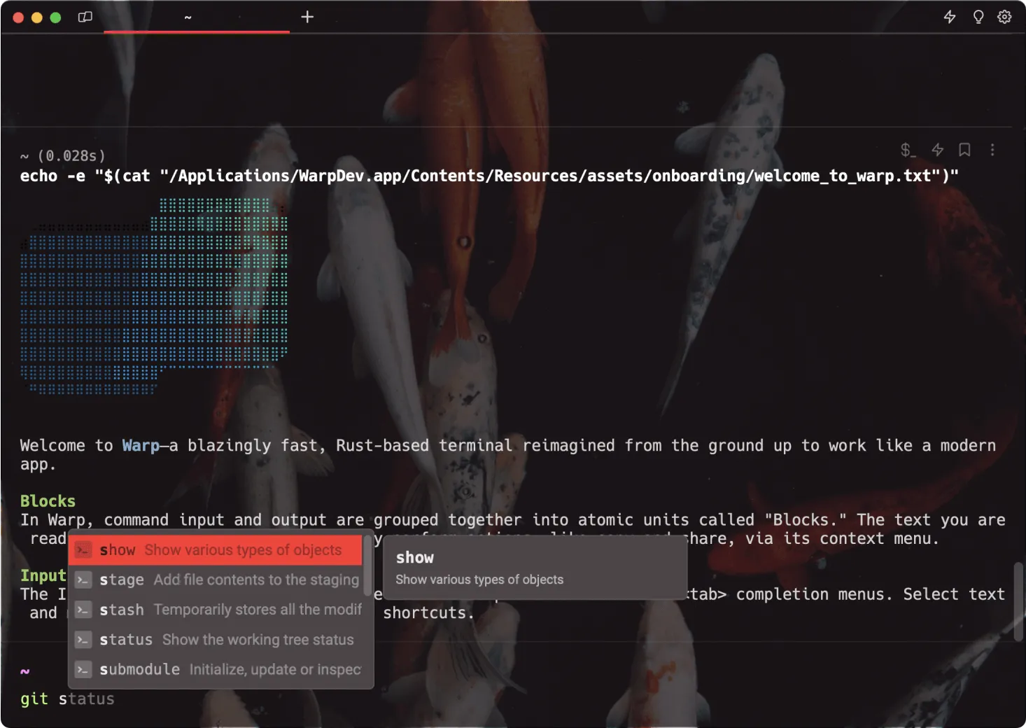 A Mac terminal with themes you’ll love | Warp