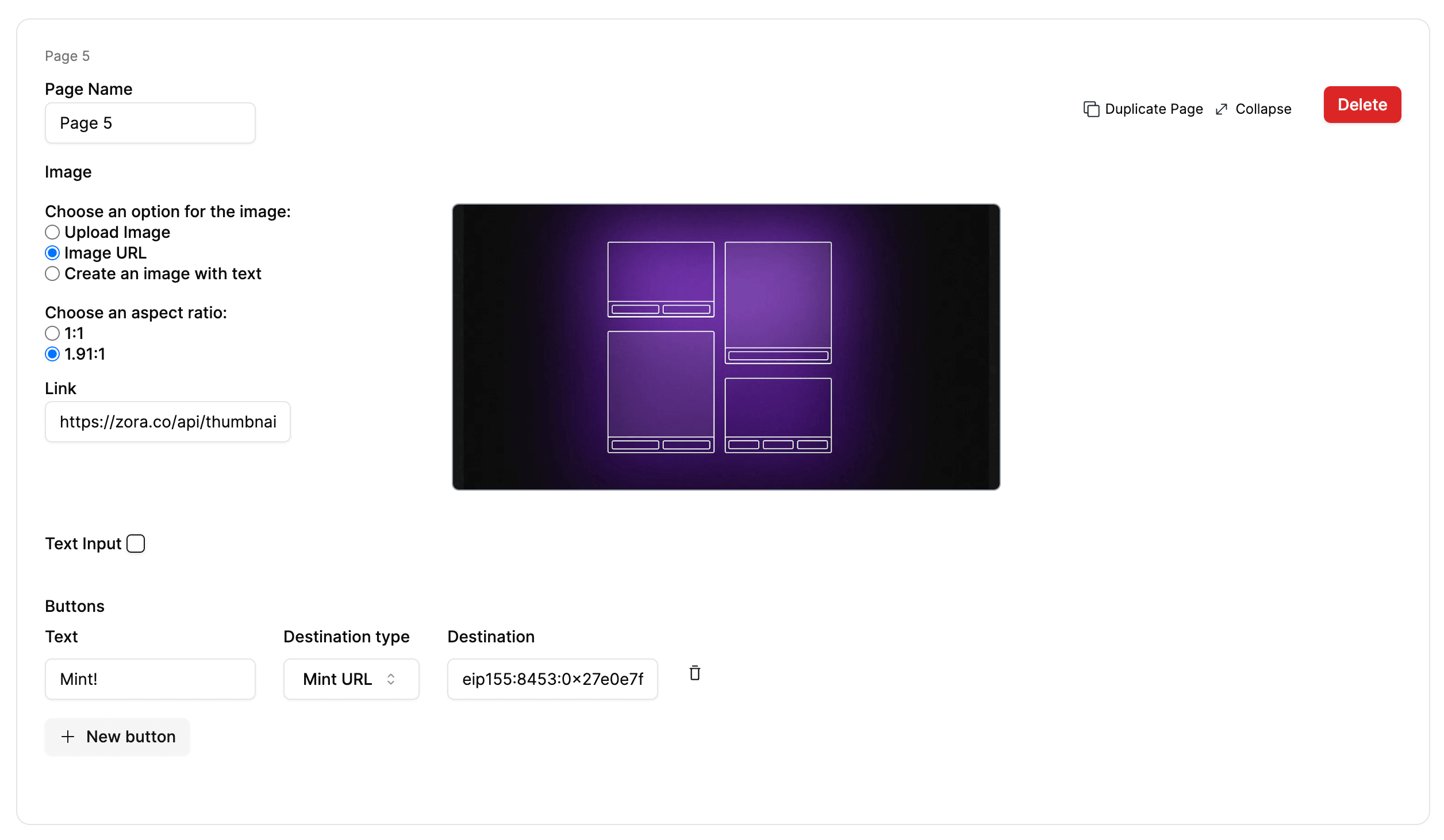 Create Frames for Warpcast