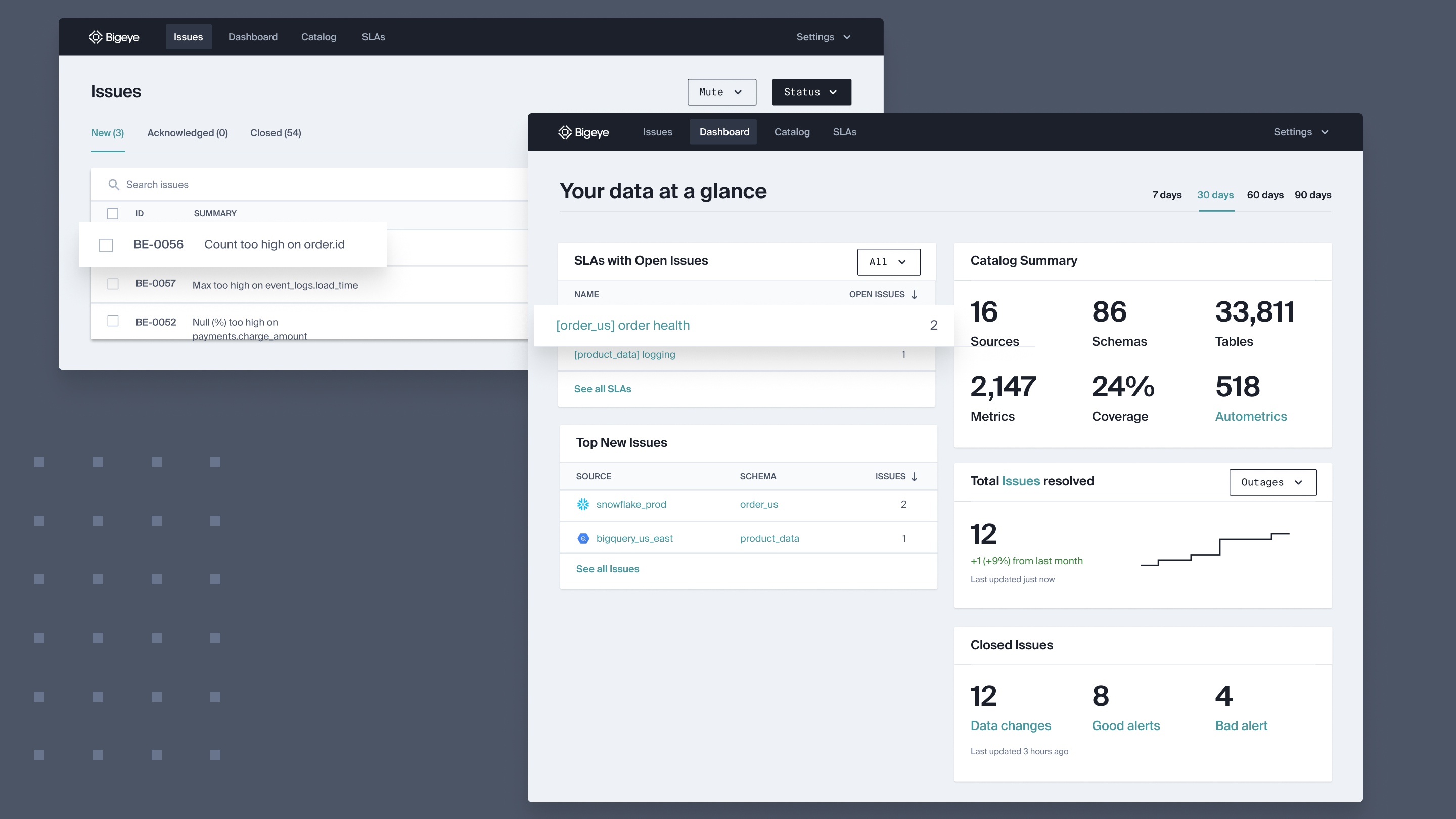 The complete data quality workflow: Introducing Issues and Dashboard