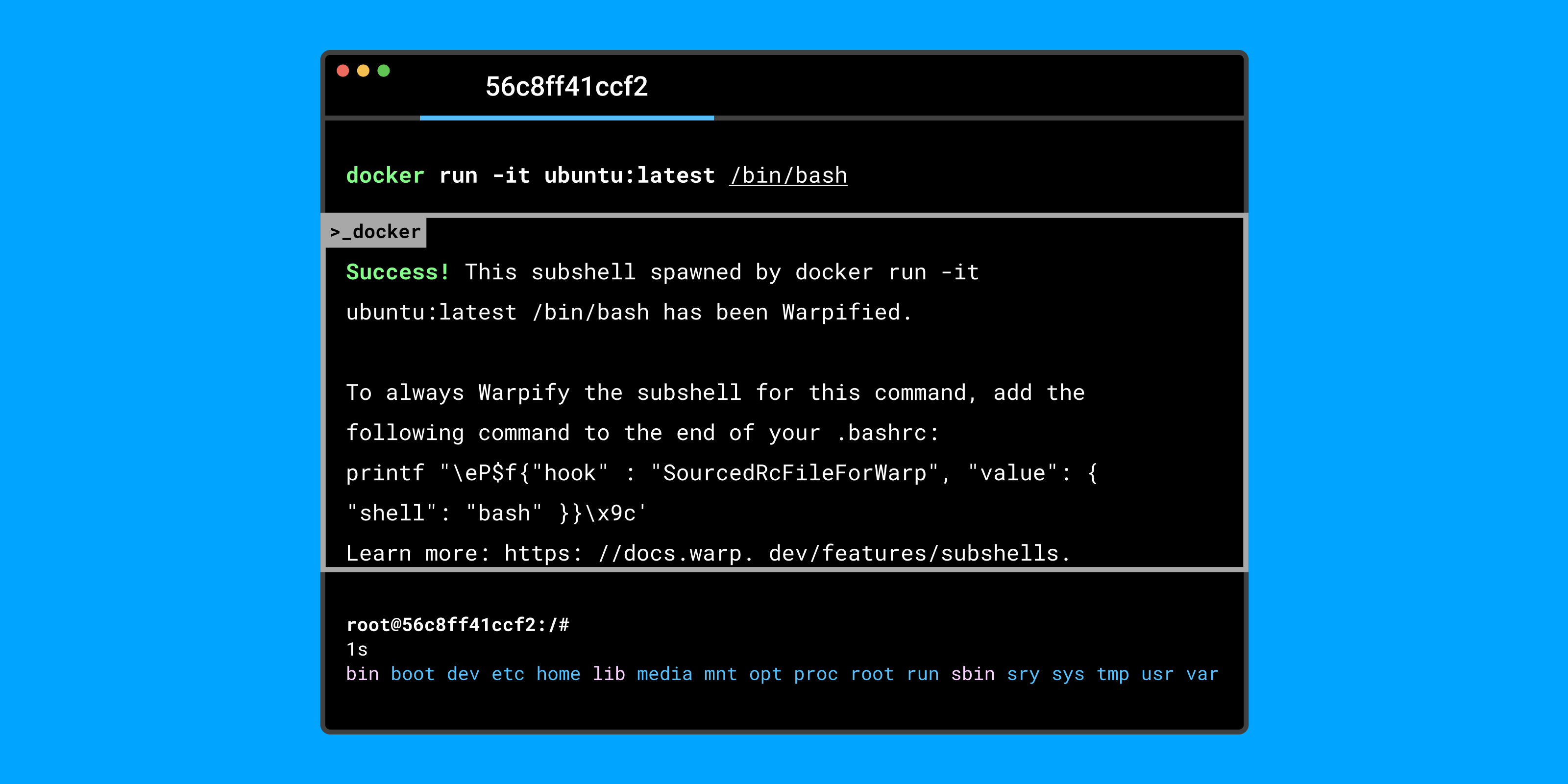 Warp supports subshells with modern IDE, blocks, and autocompletions | Warp