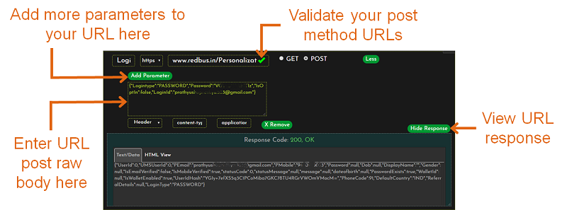 Validate And View Response