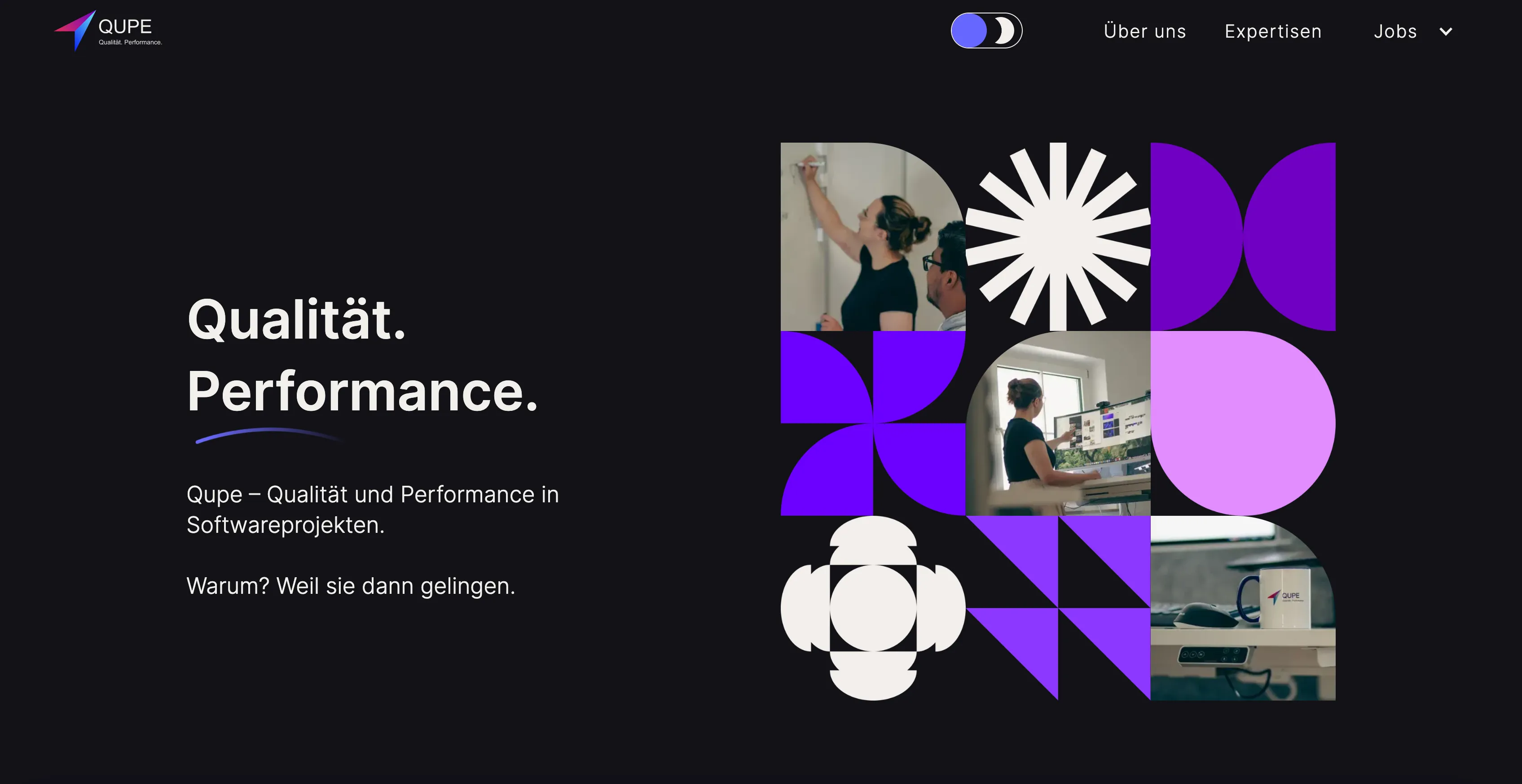 Qupe. Qualität und Performance