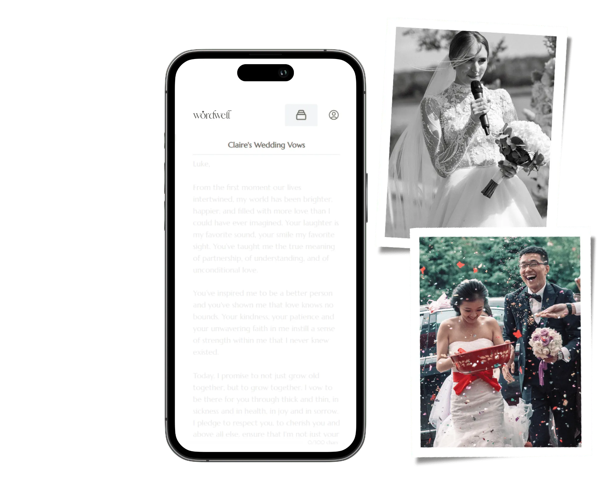 Writing Your Own Wedding Vows? Wordwell's AI Can Help (Free!)