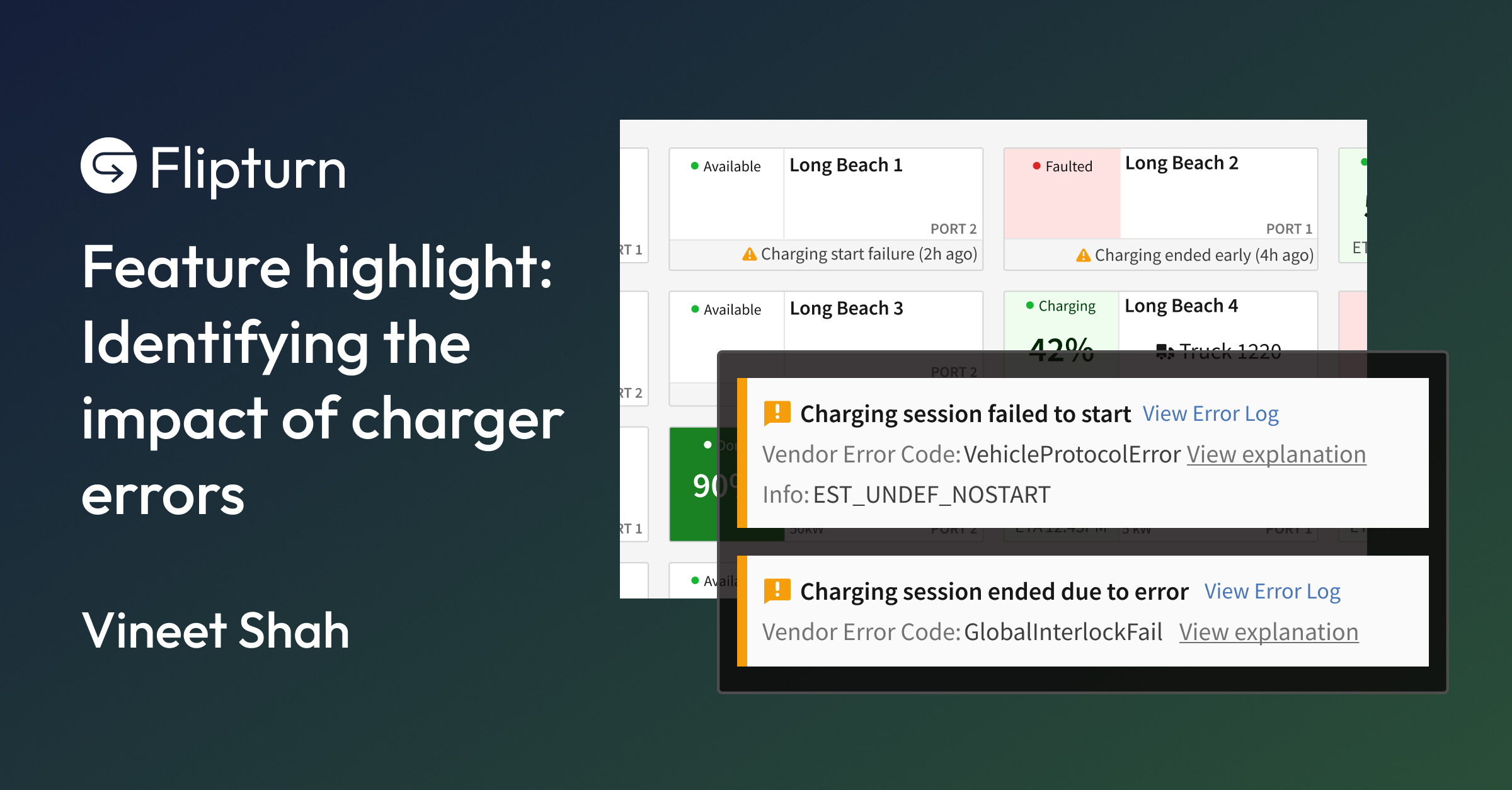 Feature highlight: Identifying the impact of charger errors | Flipturn Blog