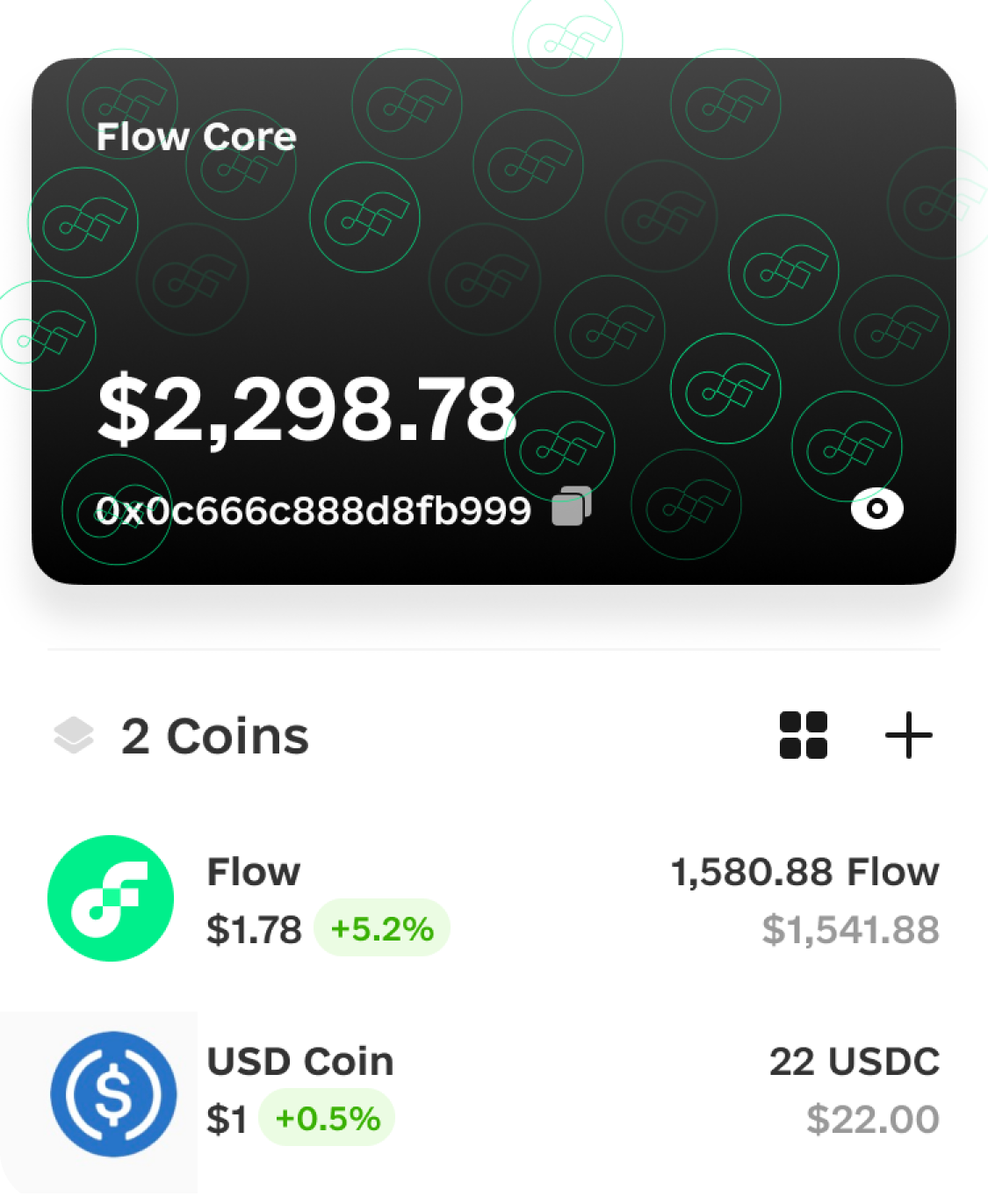 Flow Core Wallet
