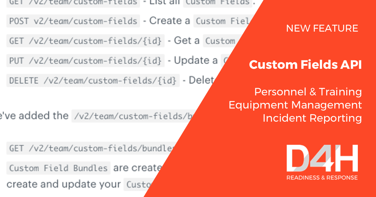 New Feature: Custom Fields API