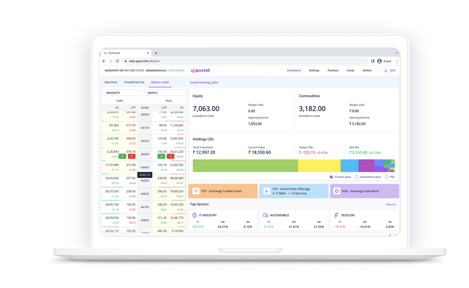 Responsive Mobile & Web Platform for Pro-Traders | GoPocket