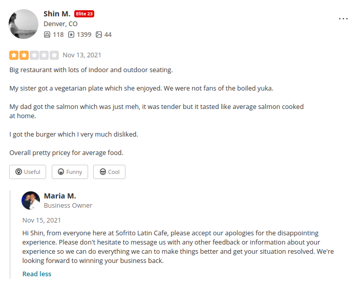 How to Respond to a Bad Yelp Review: 7 Best Practices