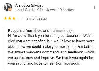 The Best 3 Star Review Response Examples