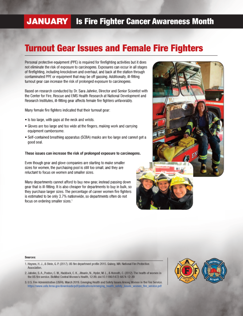 Factsheets - Firefighter Cancer Support Network