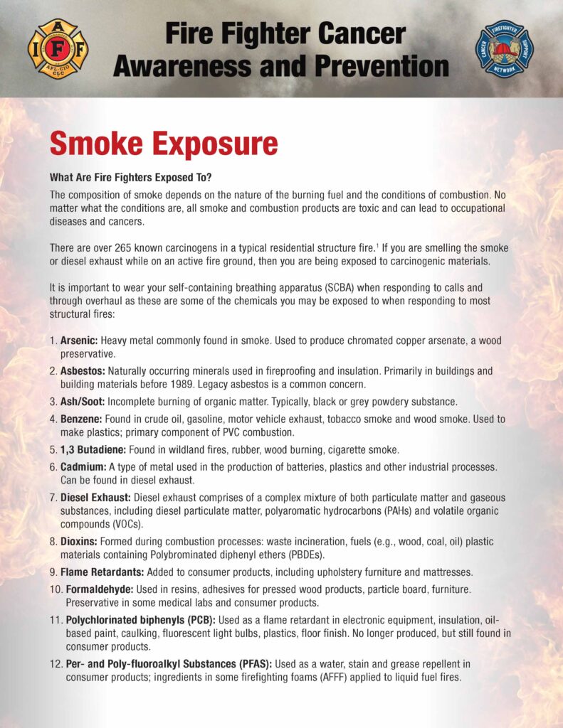 Factsheets - Firefighter Cancer Support Network